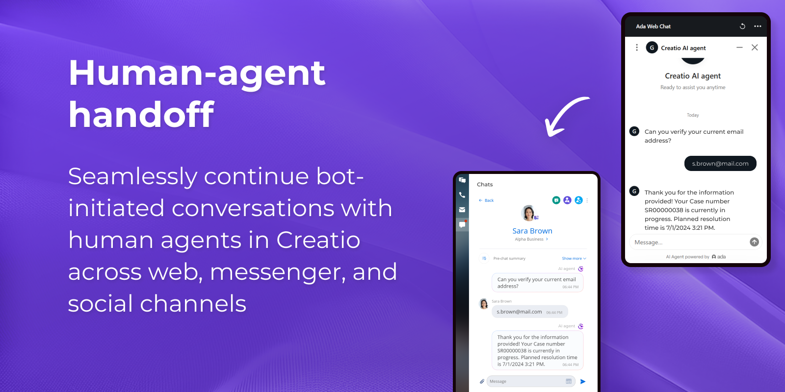Ada AI Chatbot | Creatio Marketplace